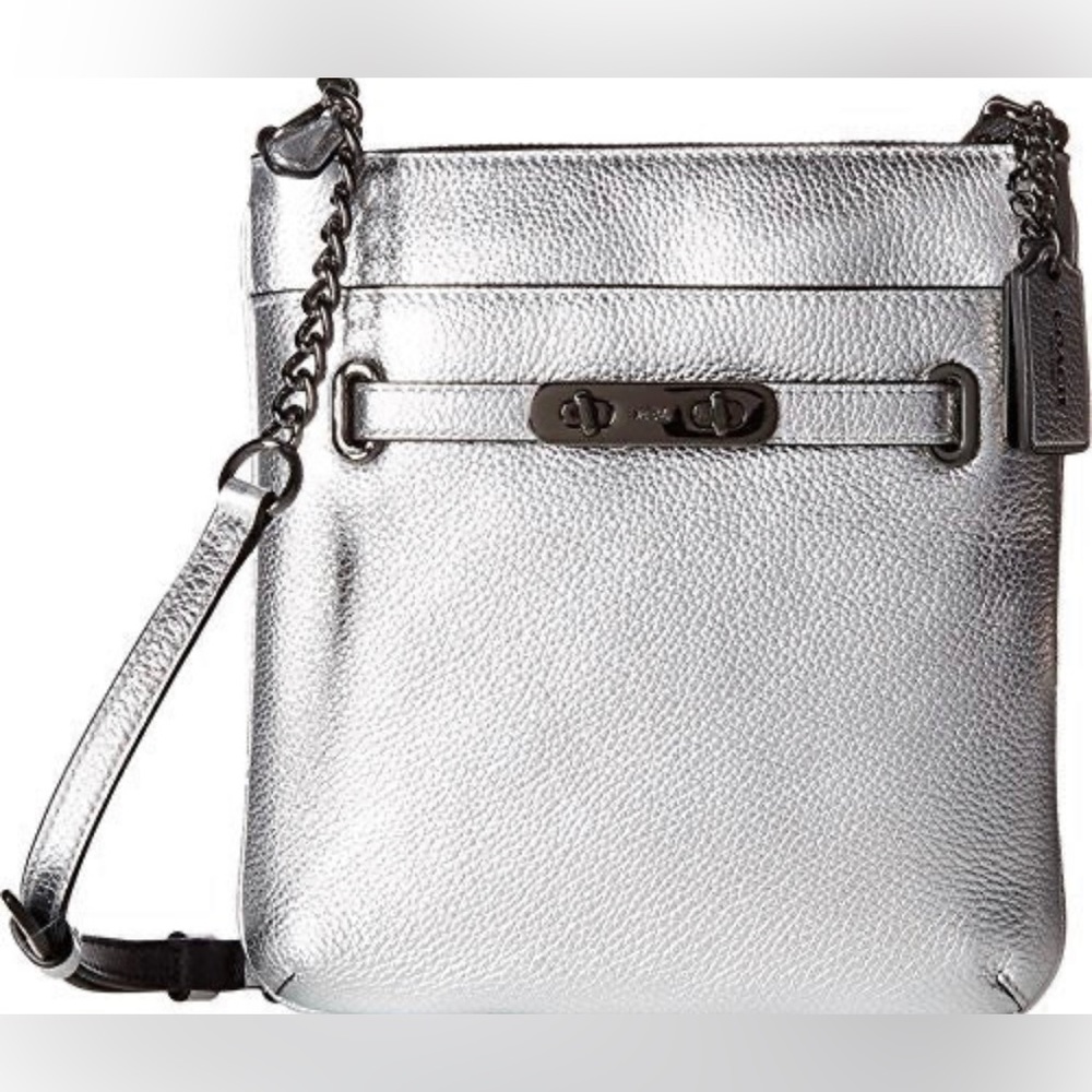 Coach Women's Pebbled Leather Coach Swagger Swingpack… - Gem